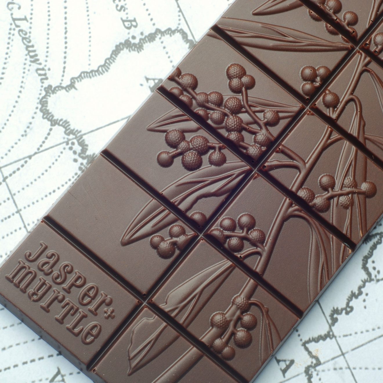 Jasper + Myrtle Nunu Twilight – Bougainville 63% Dark Milk Chocolate ...